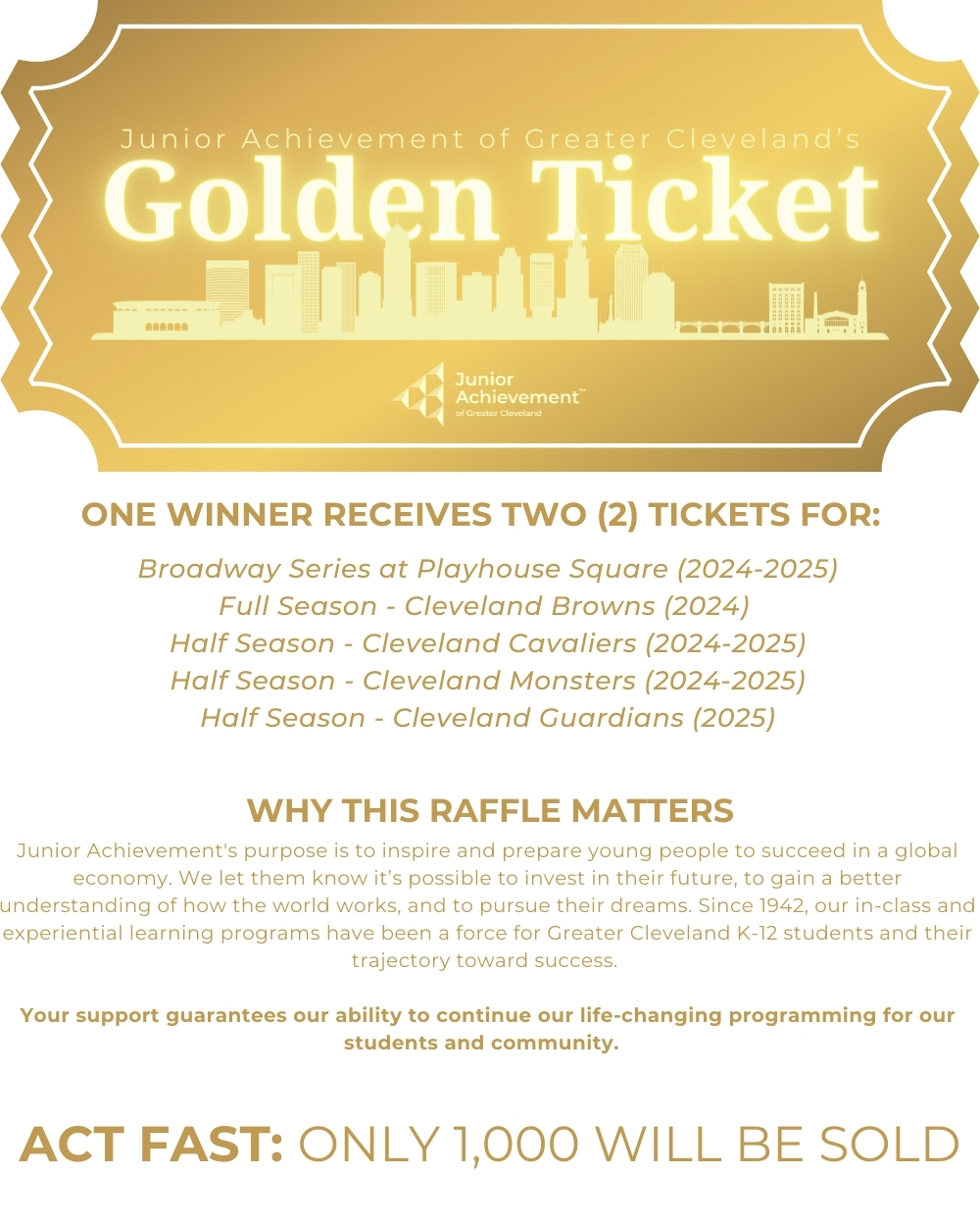 2024 Golden Ticket Raffle